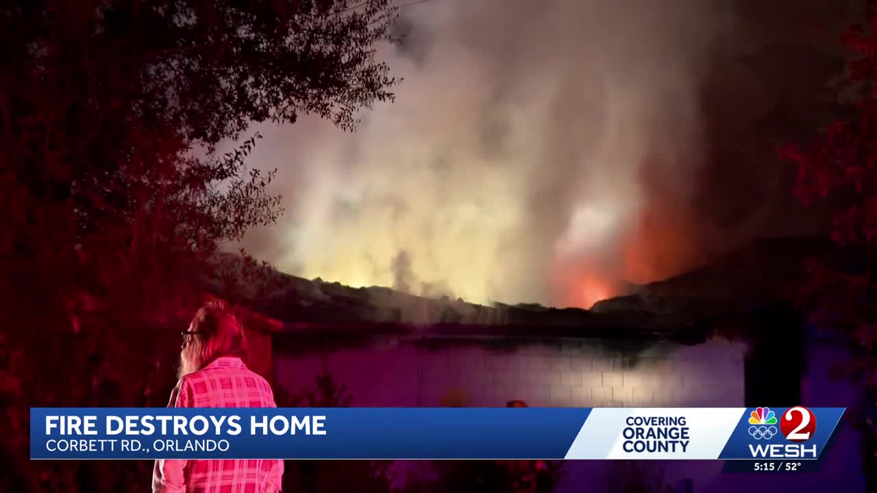 Orange County house fire destroys home, leaves family devastated