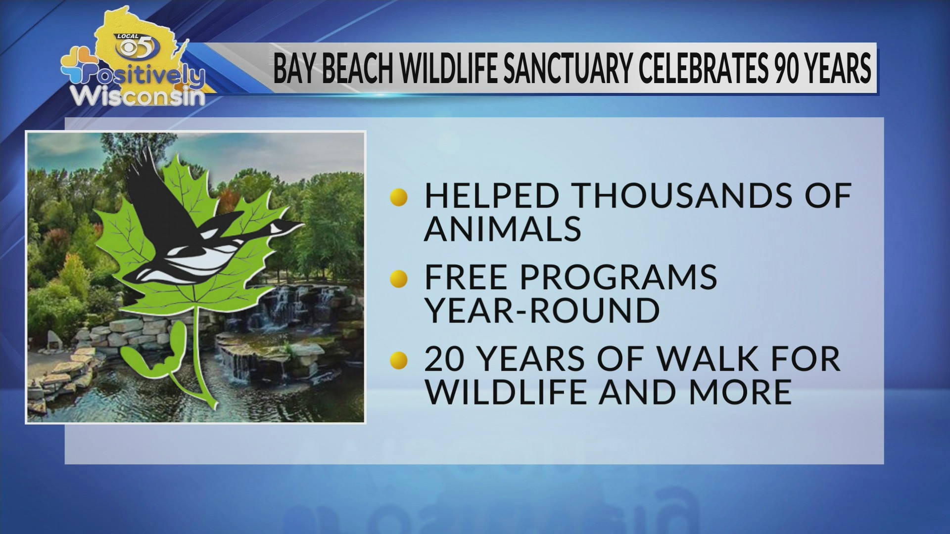 Bay Beach Wildlife Sanctuary celebrates 90 years