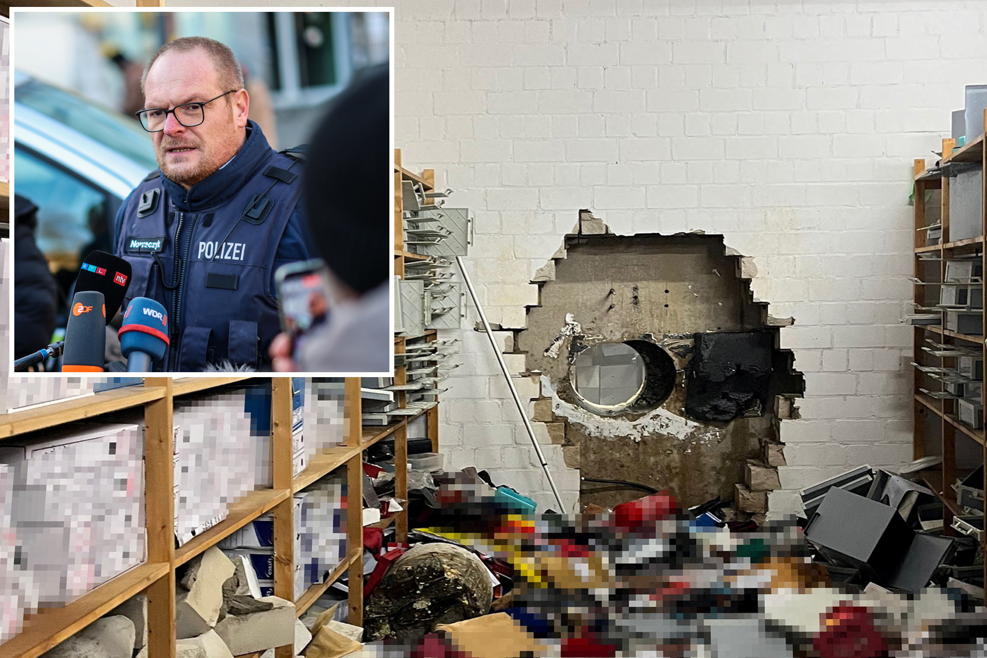 Cunning thieves drill into German bank vault, steal millions of euros ...