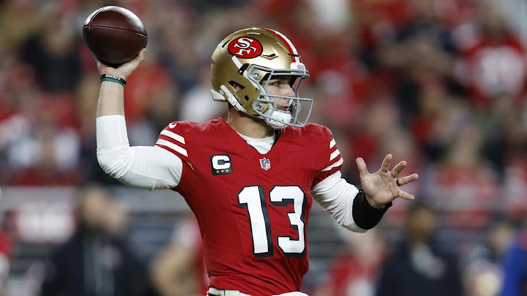 Fantasy football week 18 start 'em, sit 'em: Brock Purdy vs. Baker Mayfield