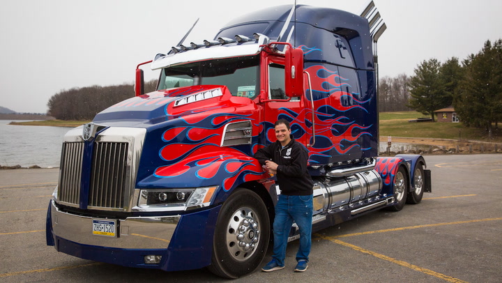 From movie to street: Optimus Prime built by a superfan