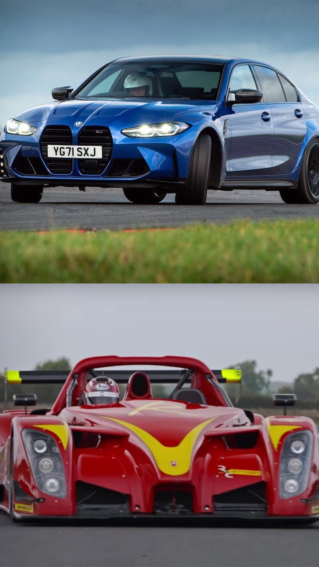 Bmw M3 v/s Radical Rxc Spyder