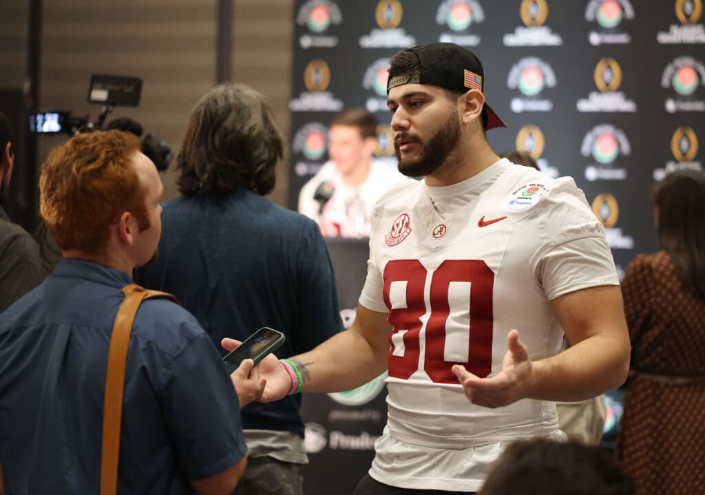 Photos: Alabama takes part in Rose Bowl media day, first practice in ...