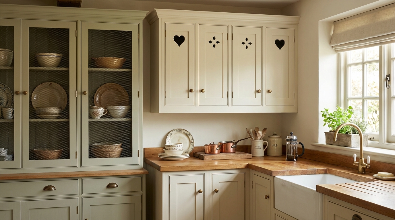 Cette mode cottagecore dans vos placards de cuisine change tout : le ...