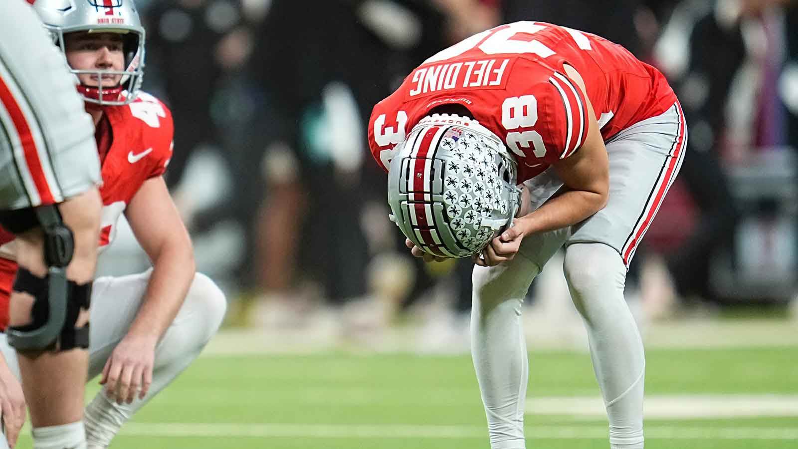 Ohio State having kicking competition after Jayden Fielding’s miss vs ...