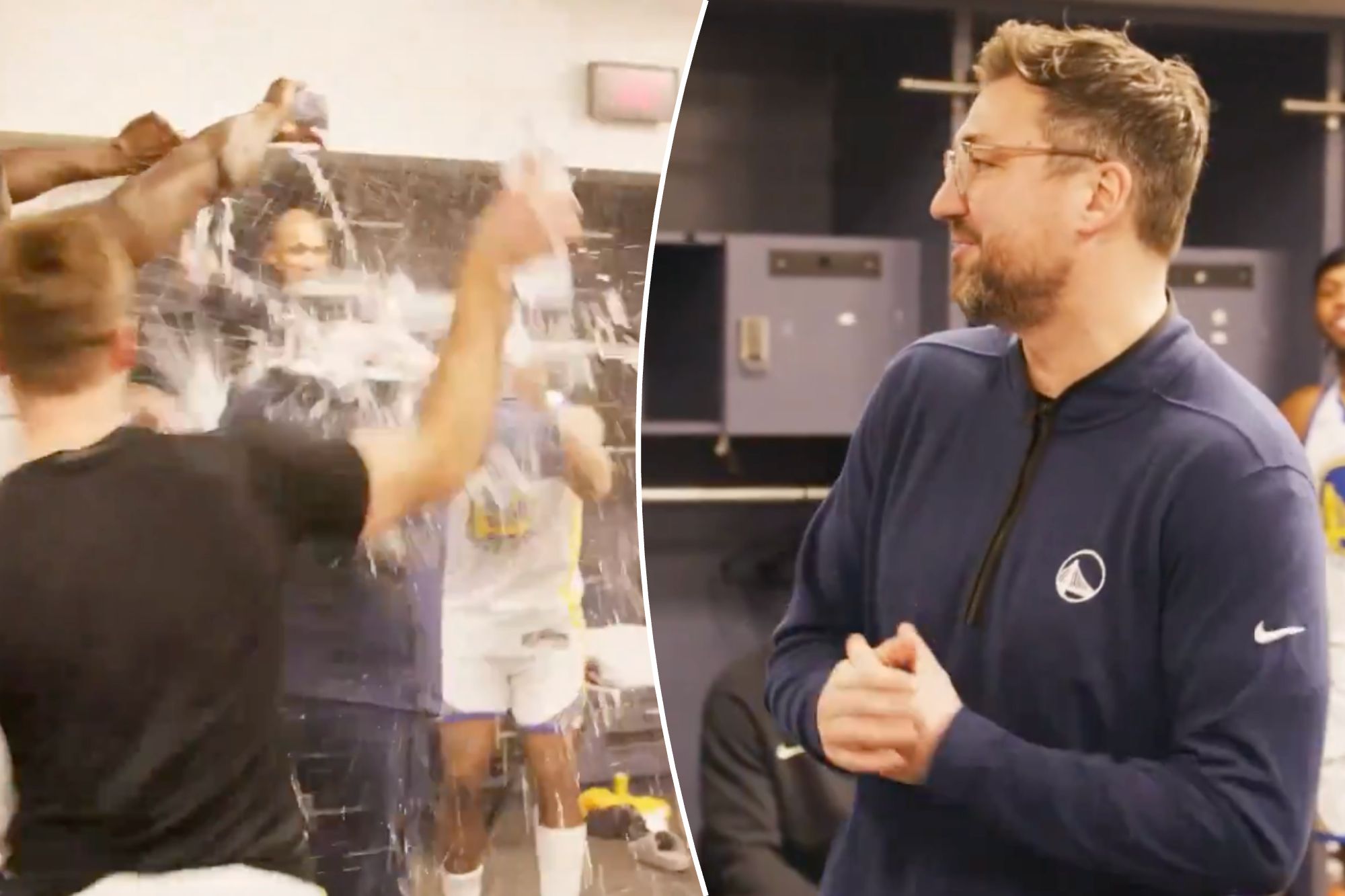 Warriors celebrate Chris DeMarco in style as he fittingly exits for ...