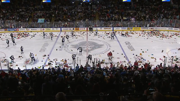 Teddy bears fly as Admirals shut out IceHogs