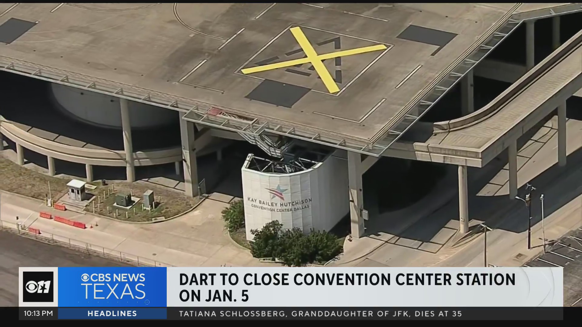 DART is set to close its Dallas Convention Center station on Jan. 5