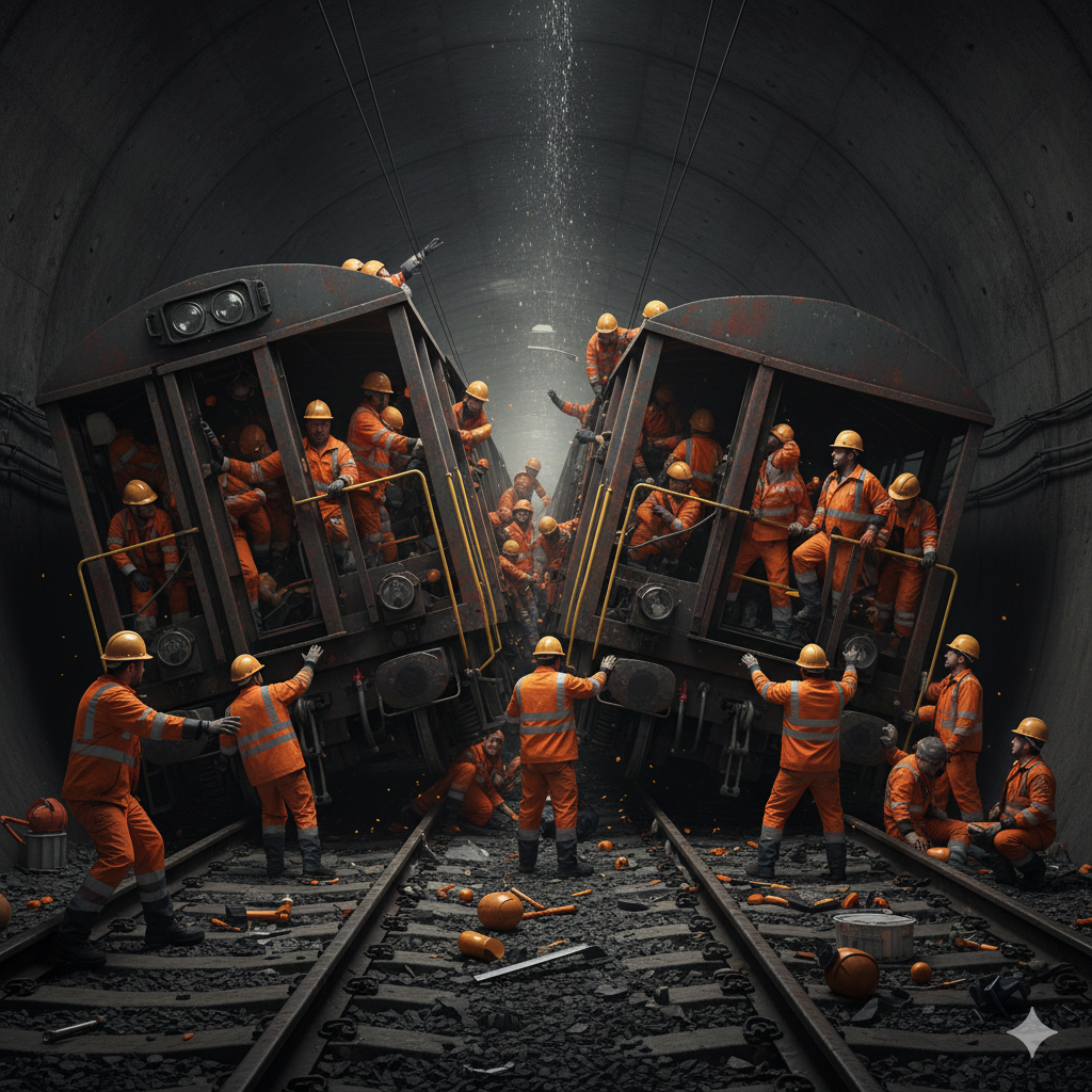 Chamoli train accident: 60 injured after two loco trains crash in THDC ...