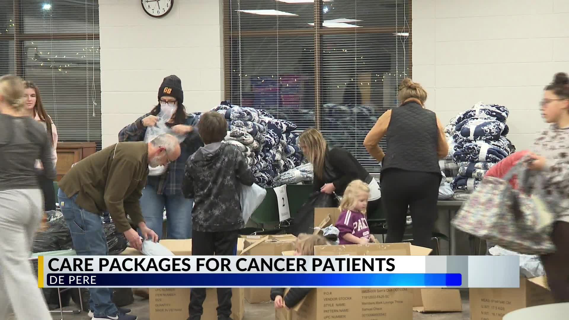 Care packages for cancer patient in De Pere