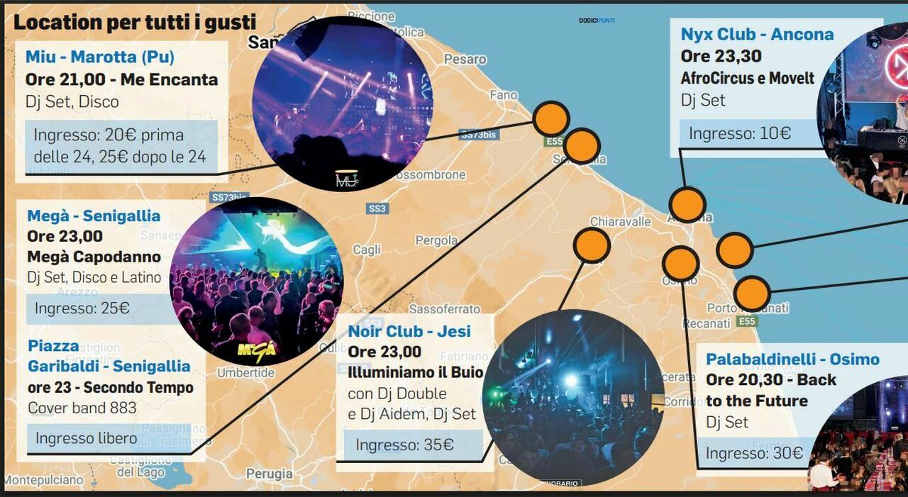 Che fai a Capodanno? Dalla Riviera alla città, ecco tutte le proposte