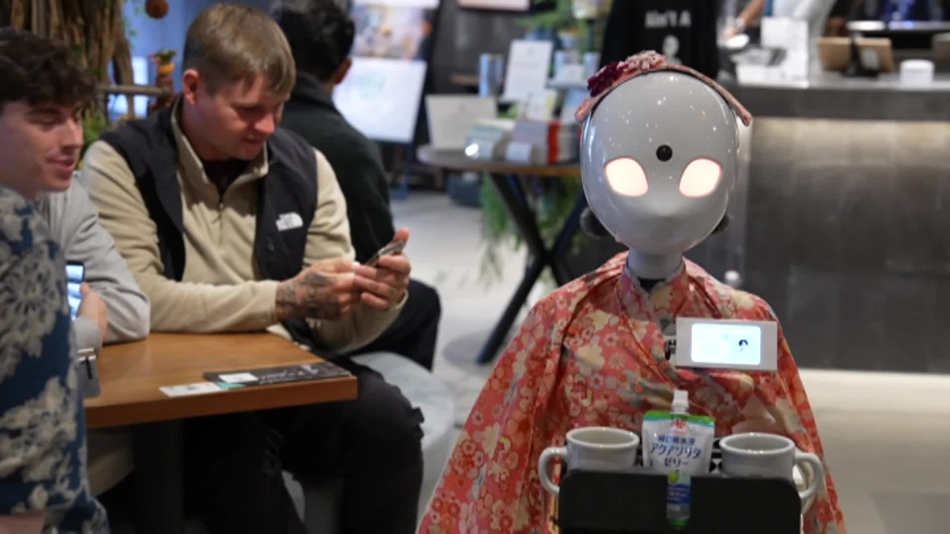 Human-operated robot venture allows housebound people to work