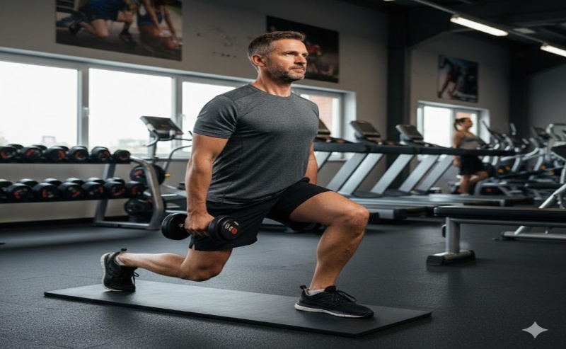 The split-stance squat that rebuilds strength and balance after 45