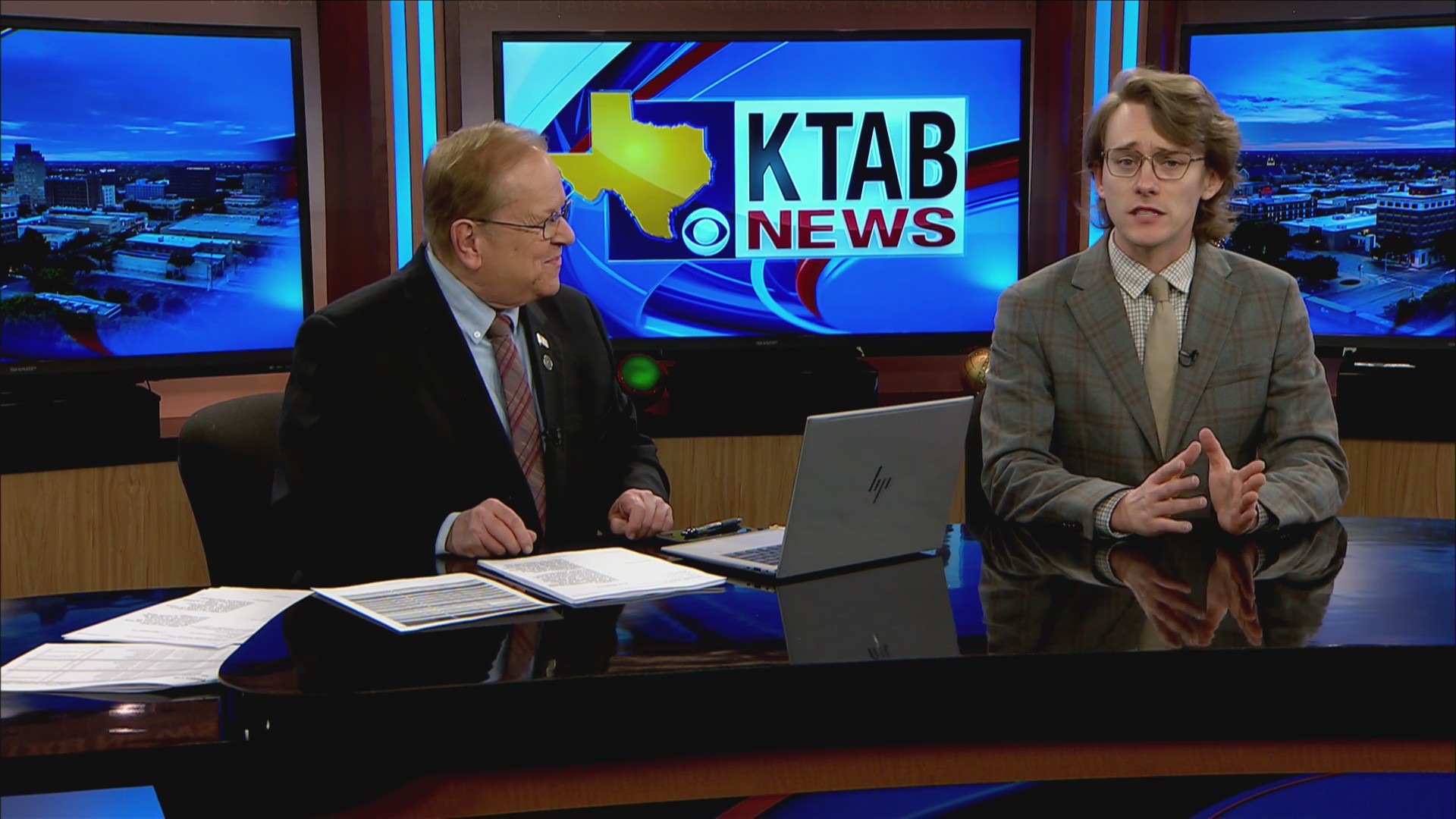 Noah McKinney last day KTAB farewell segment