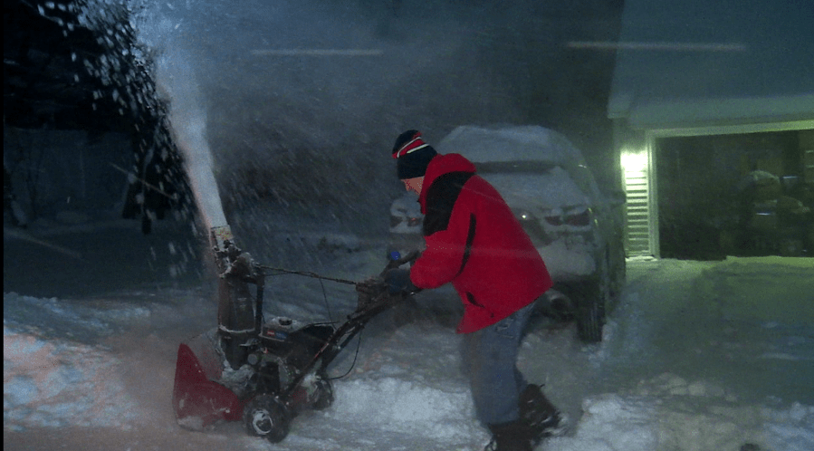 Plows go off roads, cars buried, as snow piles up, CNY keeps digging out