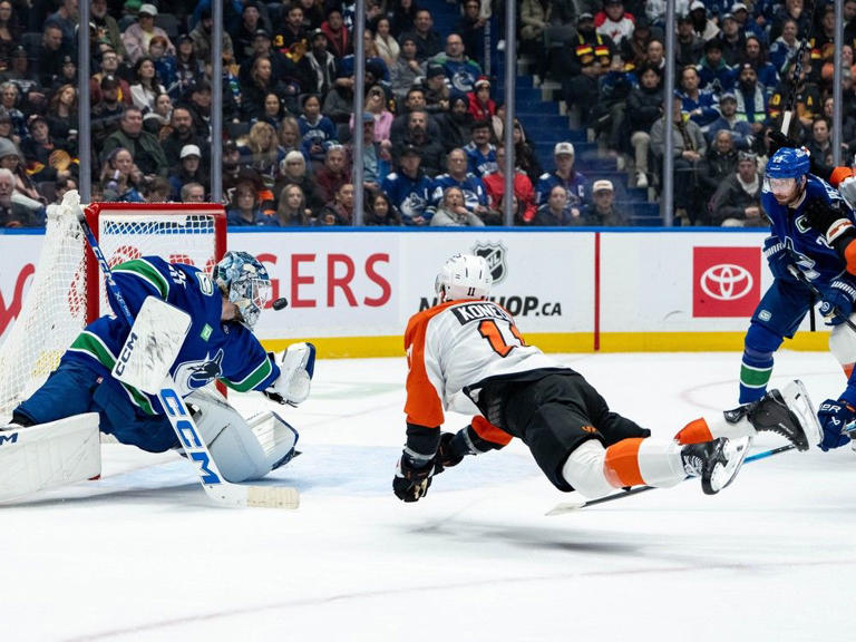 Canucks player grades: Quick-strike Flyers find their footing in 6-3 ...