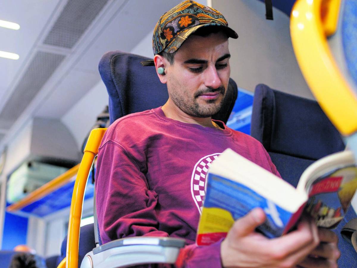 Viaggio sul treno che lega la cintura sud