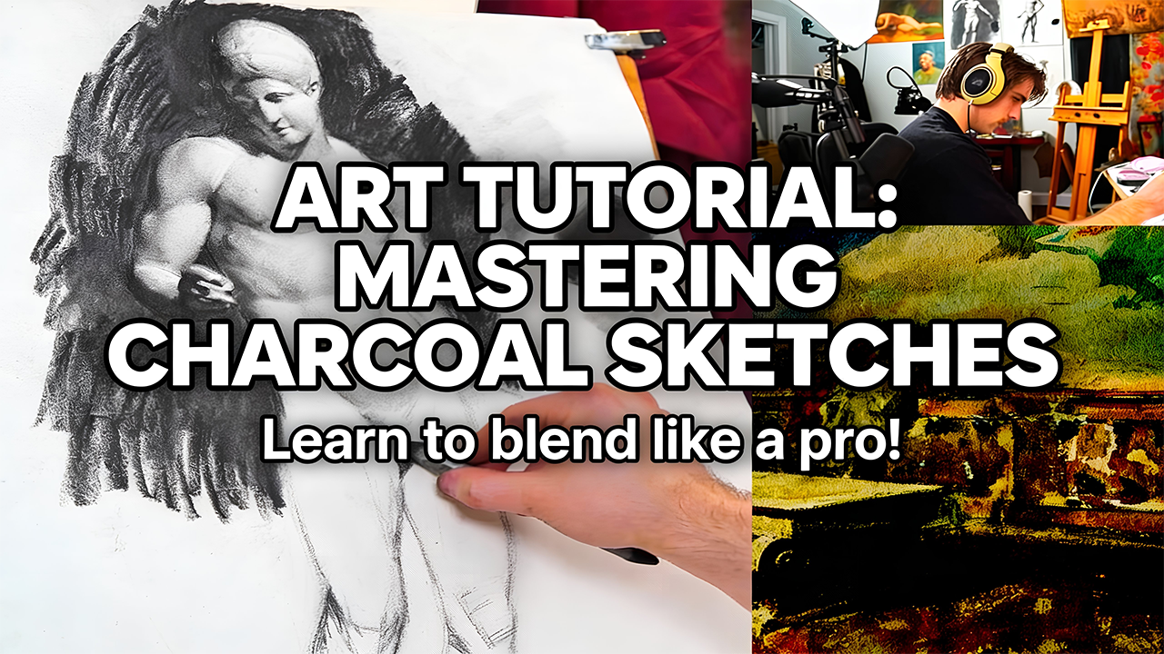 Drawing and investigating iconic artists live with art history research