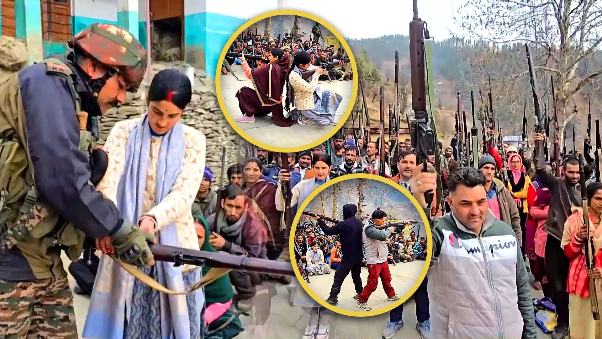Army trains village defence guards in J&K in automatic rifles, self ...
