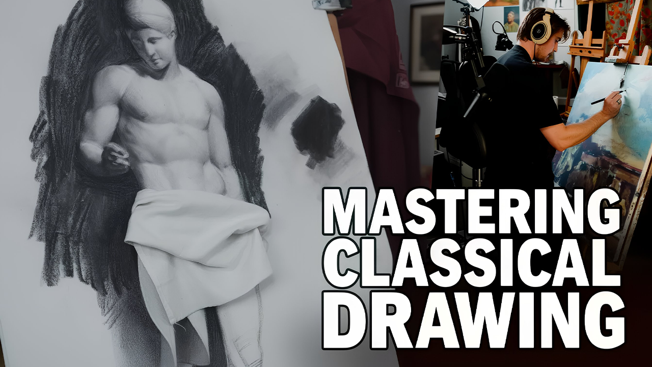 Live museum vibes: Art history research and drawing stream