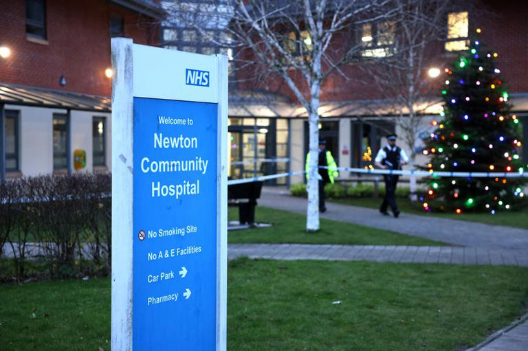 Police update after six people injured in attack outside hospital