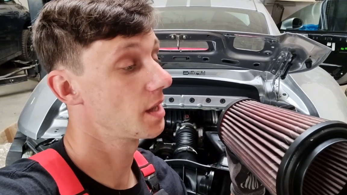 Still broken flooded Porsche GT3 rebuild continues