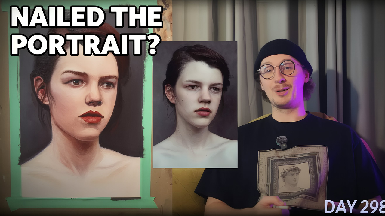 Live art study: Researching famous paintings and drawing techniques