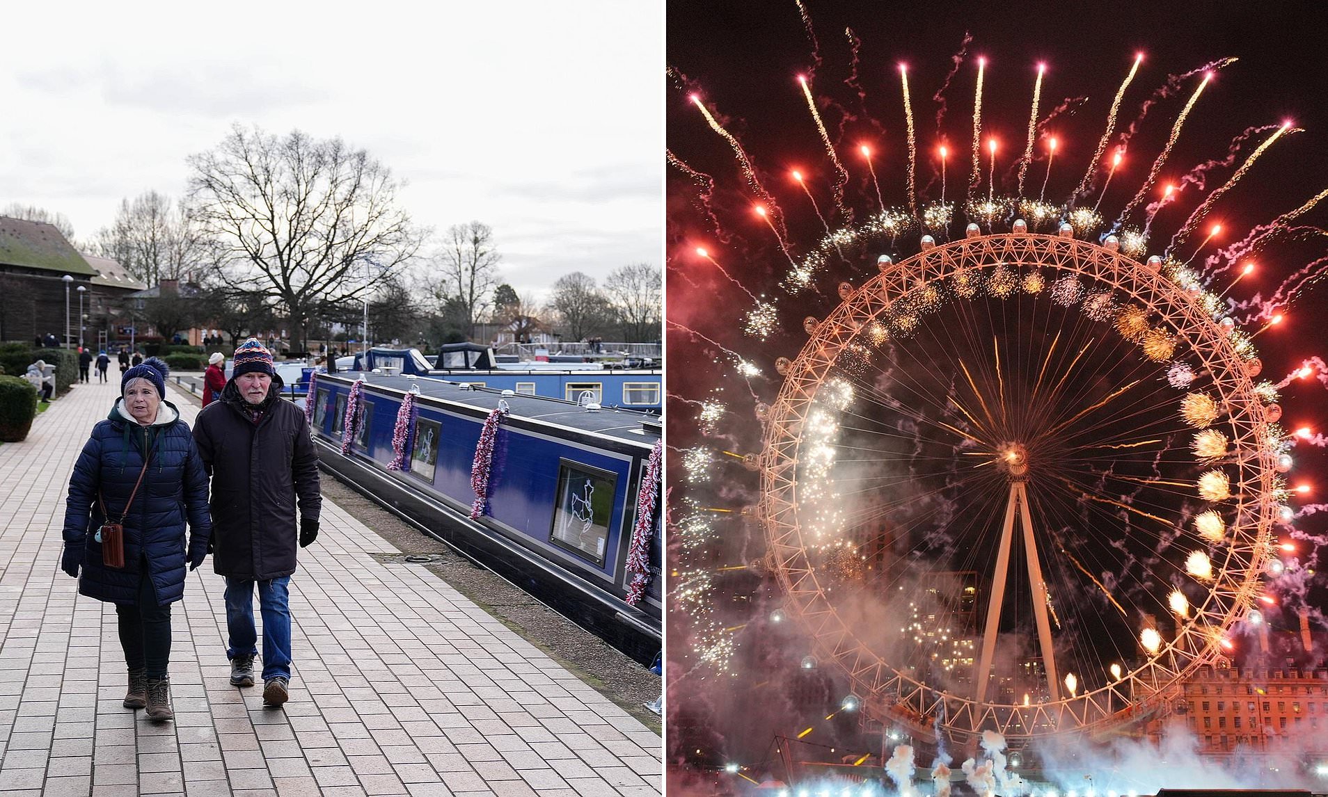 Revellers braced for cold New Year's Eve fireworks as Arctic freeze ...