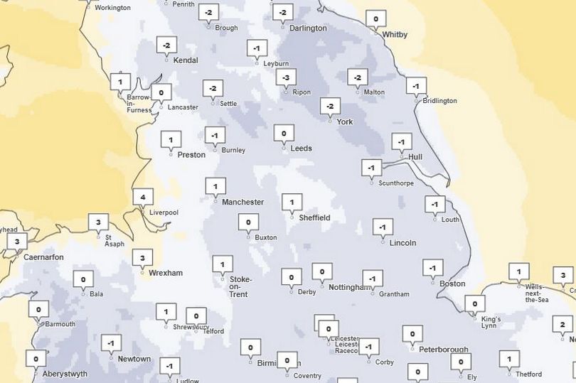 Full New Year's Eve weather forecast for Greater Manchester as -5C cold ...