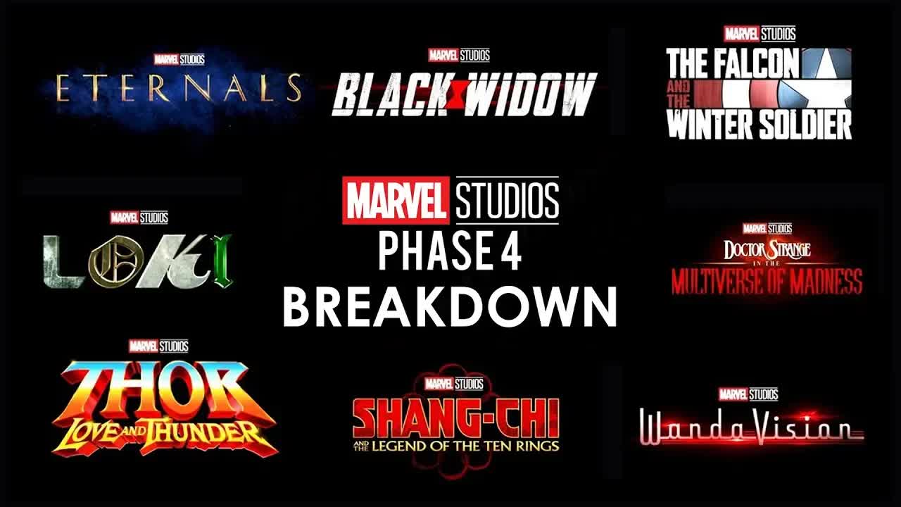 Marvel phase 4 full slate breakdown & reaction | All confirmed upcoming ...