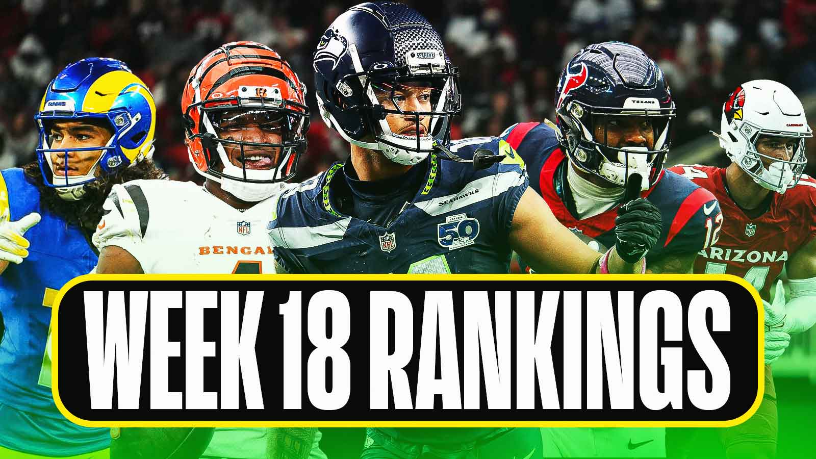 Fantasy football wide receiver rankings: Week 18 2025