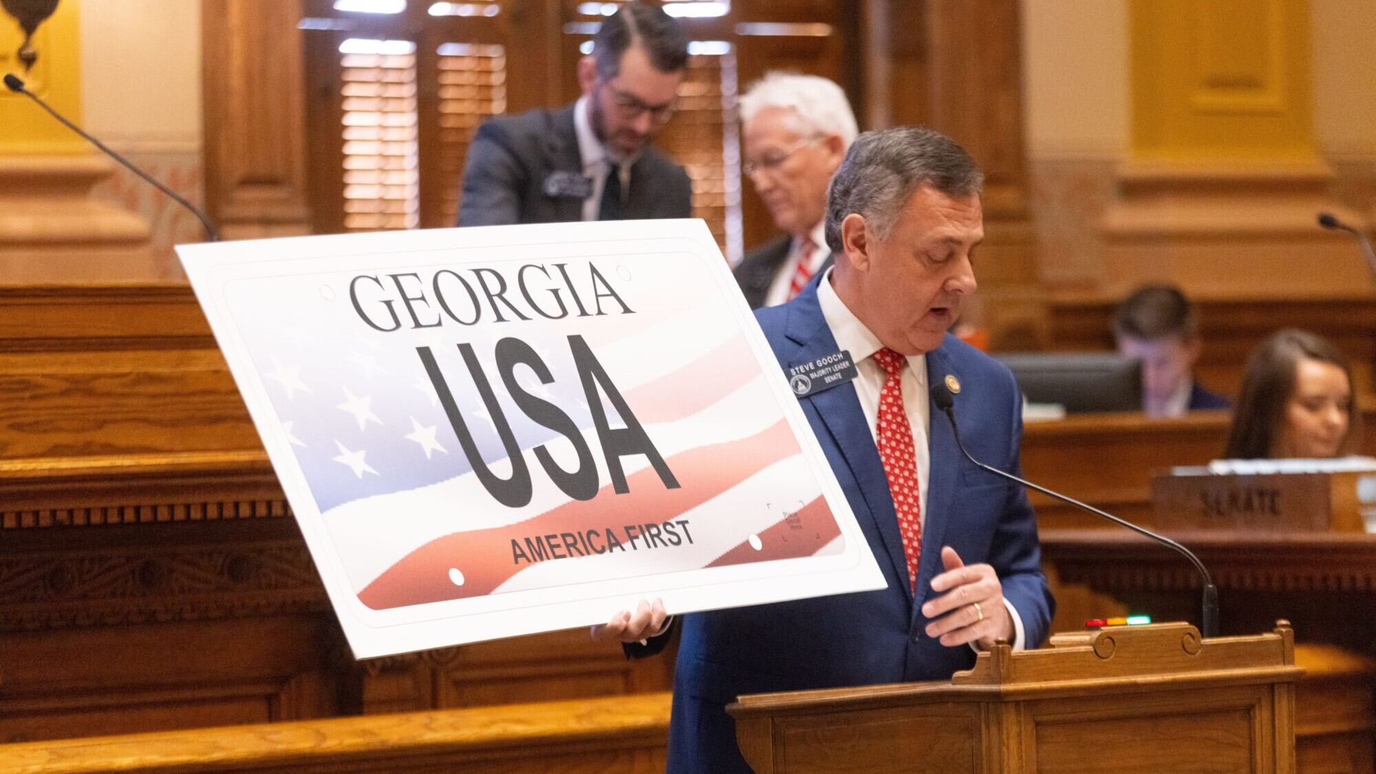 'America First' license plate available in January