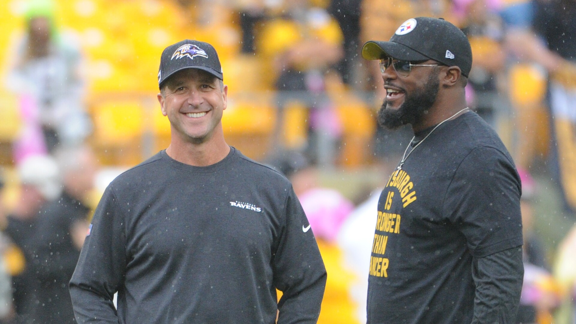 Ravens-Steelers Sunday night will be the 40th John Harbaugh vs. Mike ...