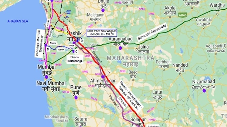 Nashik to Solapur in 17 hours less: What the new Rs 19,142 crore ...