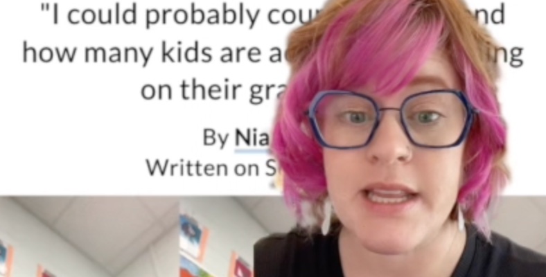 Middle school teacher says his students are years behind - and no one ...