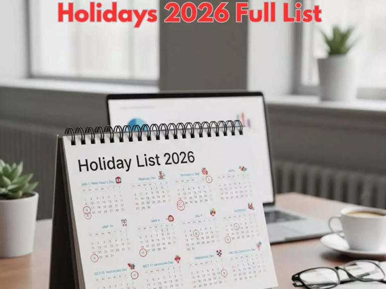 Holiday list 2026: Check month-wise full list of holidays for schools ...