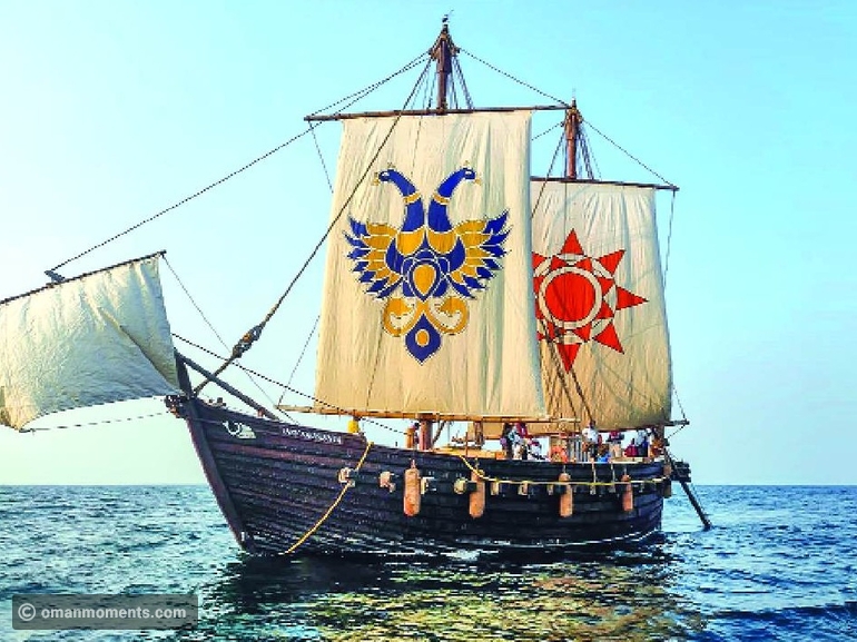 Ancient-style Indian ship sets sail for Muscat in historic journey