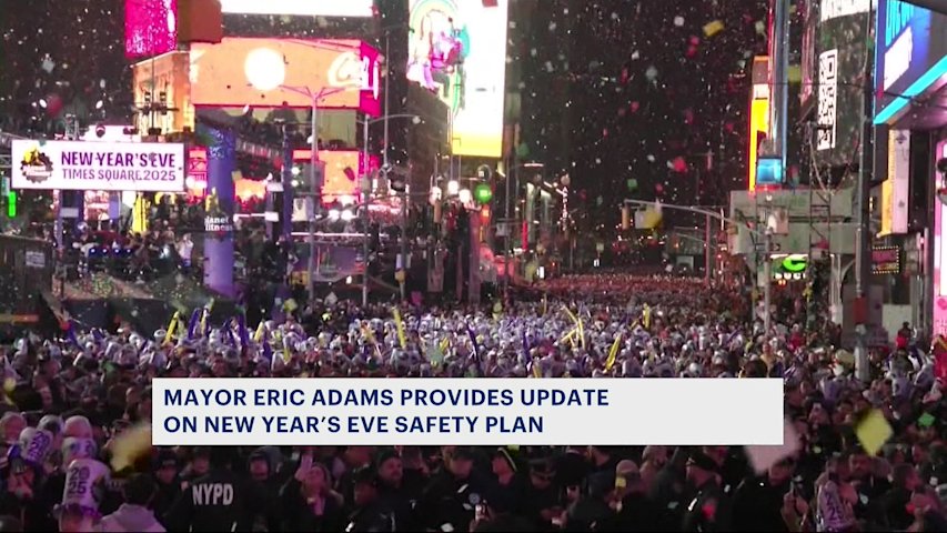 City officials prepare for NYE celebrations in Times Square