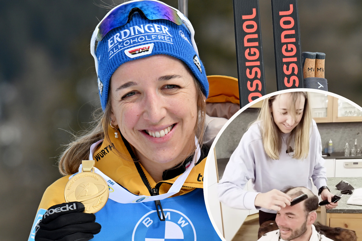 Biathlon-Star Franziska Preuß: Nach ihrem WM-Titel greift sie zu dieser ...