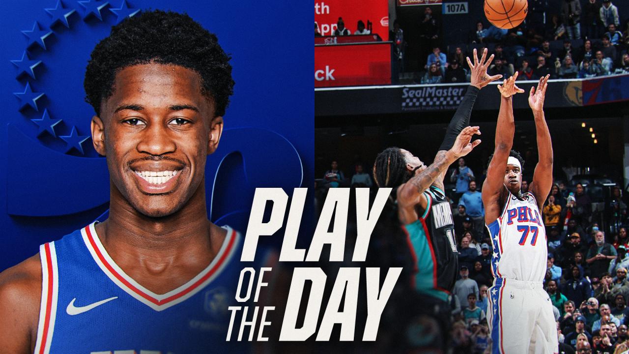 Play of the day: VJ Edgecombe - Dec. 30