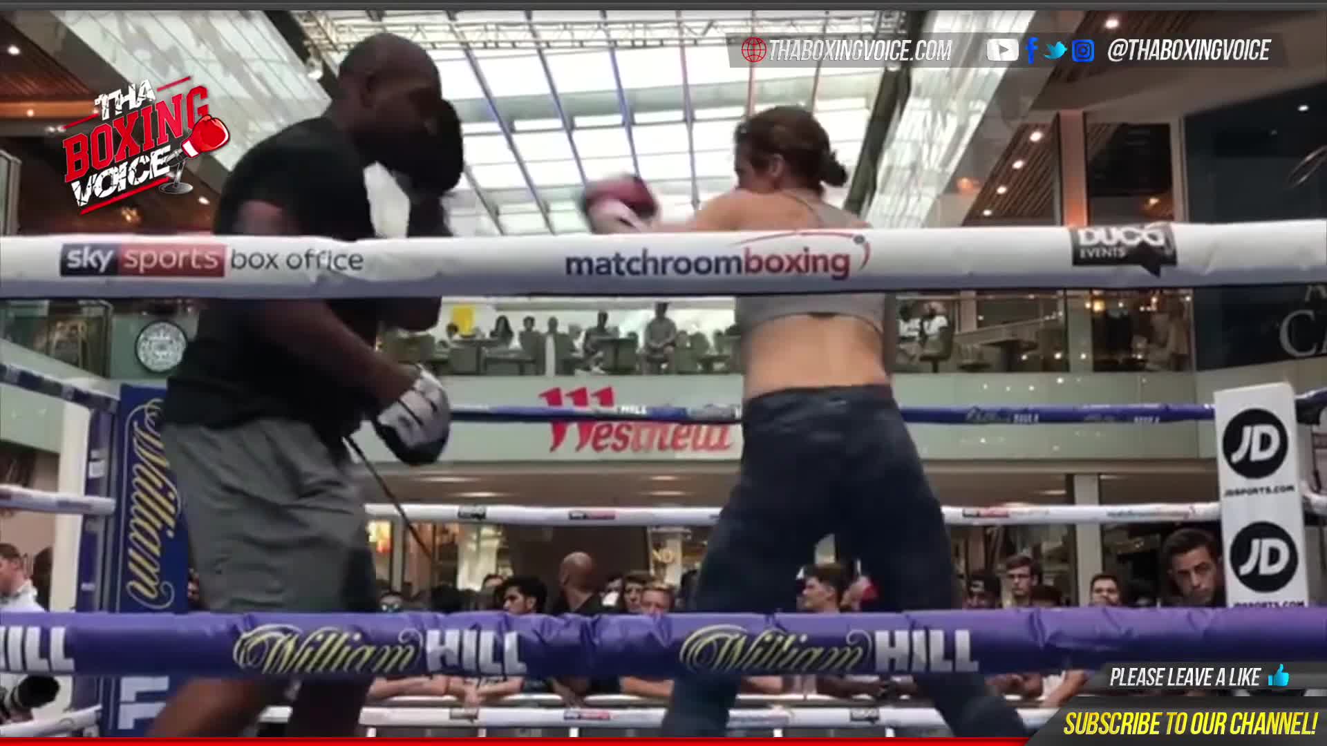 Kimberly Connor getting ready for Katie Taylor 🇮🇪 fight