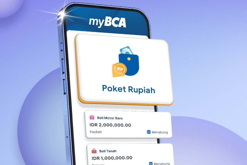 BCA luncurkan layanan poket rupiah, nasabah bisa akses 20 kantong