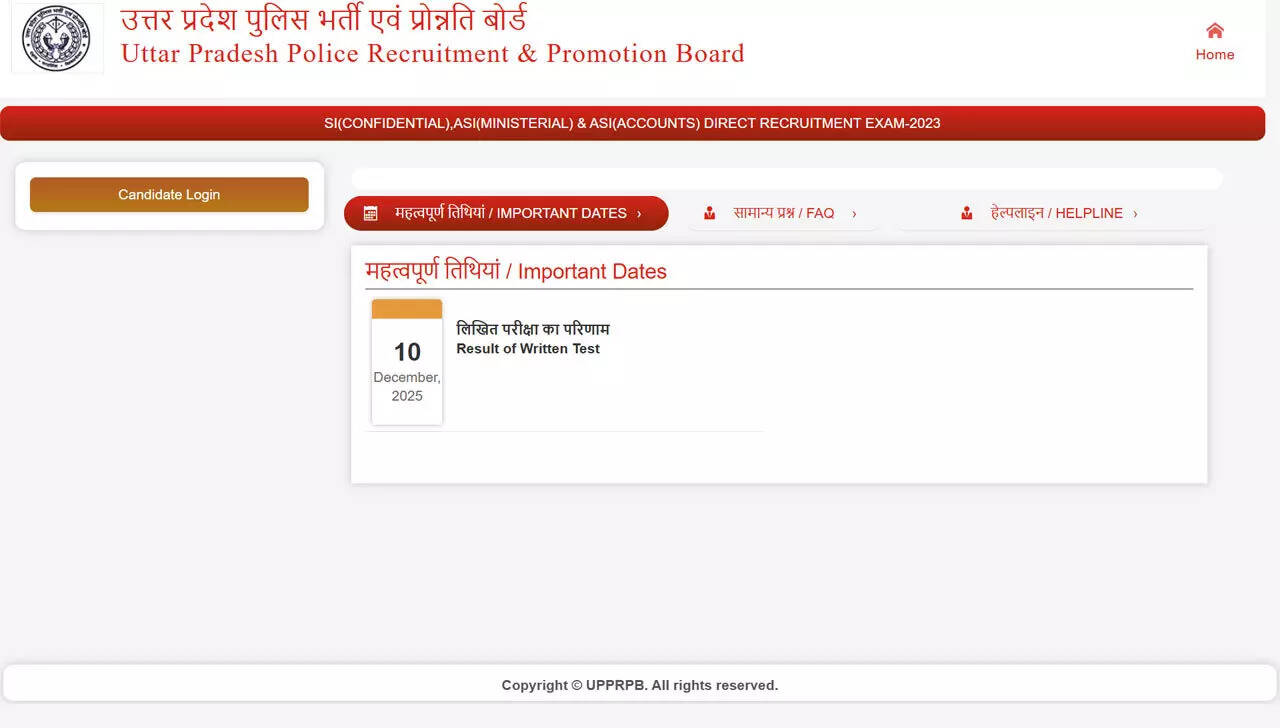 UP Police DV/PST admit card 2026 for SI and ASI released, exam begins 5 ...