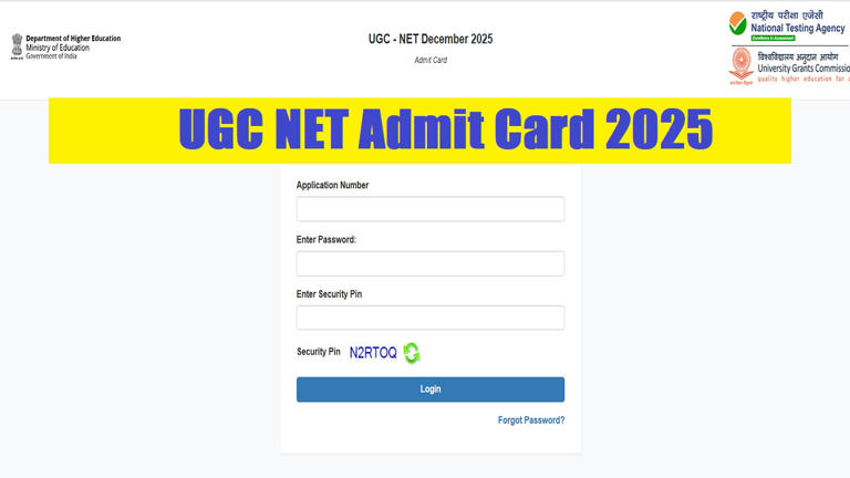 UGC NET admit card 2025 out for January 2 exam: Download link at ugcnet ...