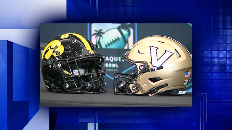 Hawkeyes beat Vanderbilt 34-27 to win ReliaQuest Bowl