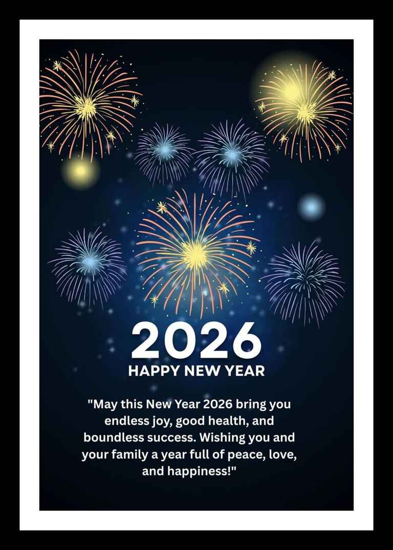 Happy New Year 2026: 13+ greeting cards making ideas for best friends ...