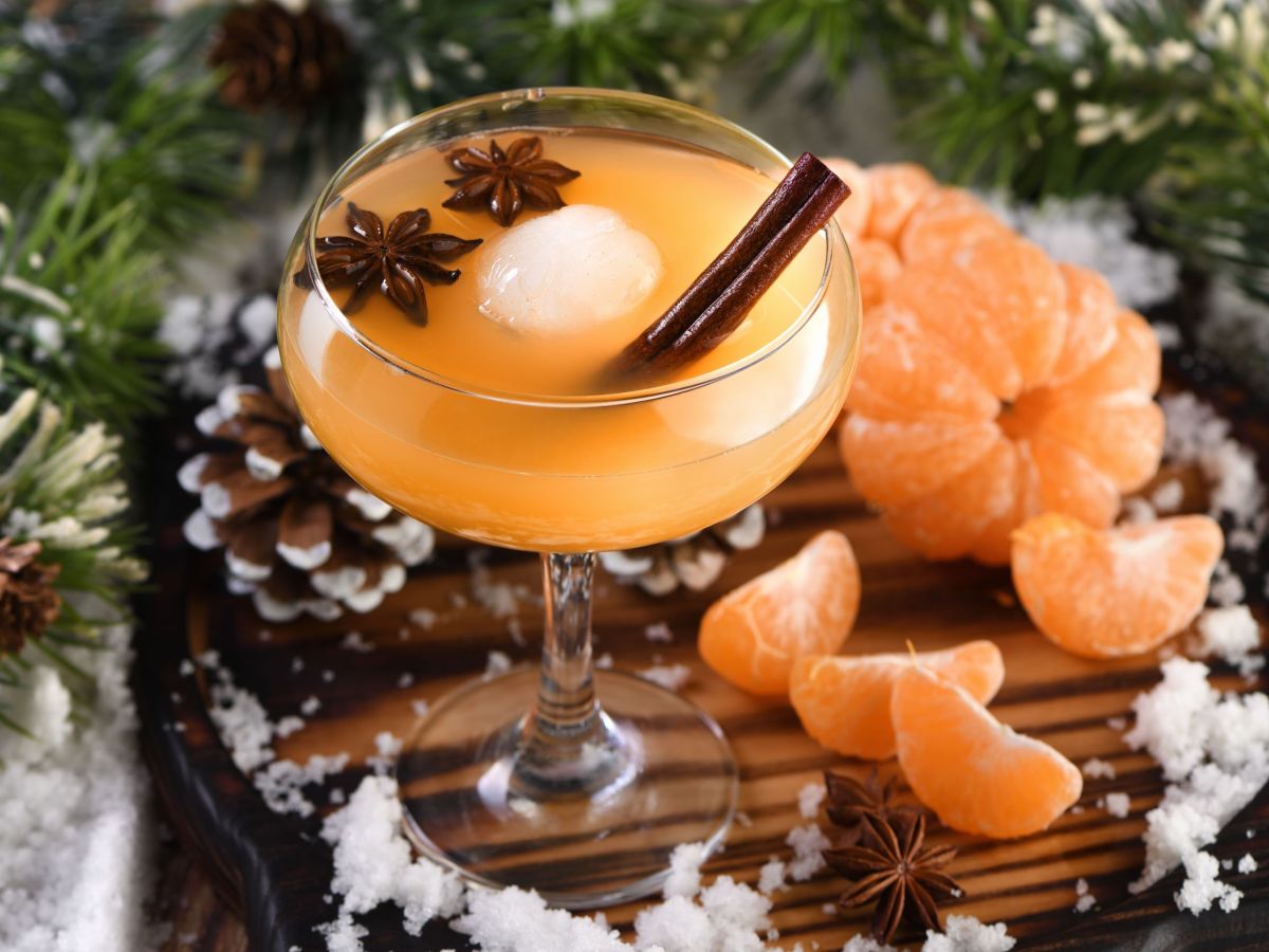 A classic with a mandarin twist: Winter old fashioned