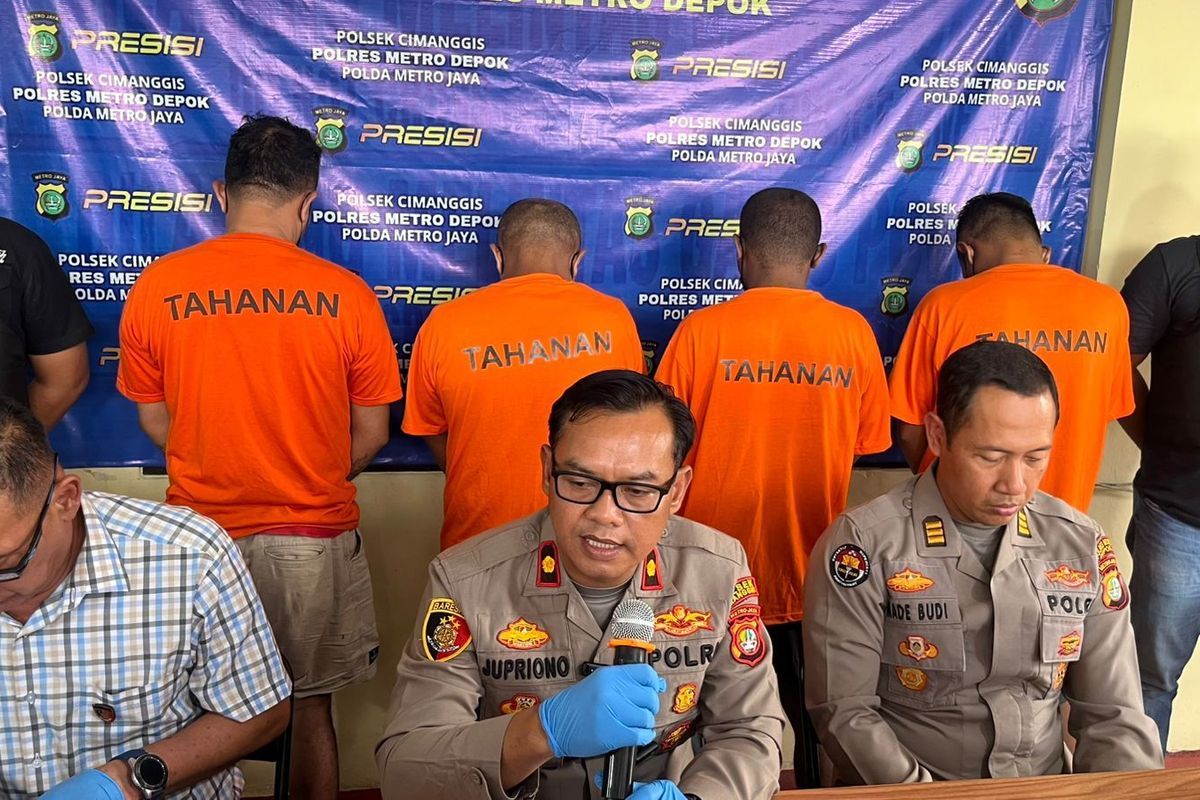 Empat begal motor biang onar di Depok terborgol, ancam korban ngaku ...