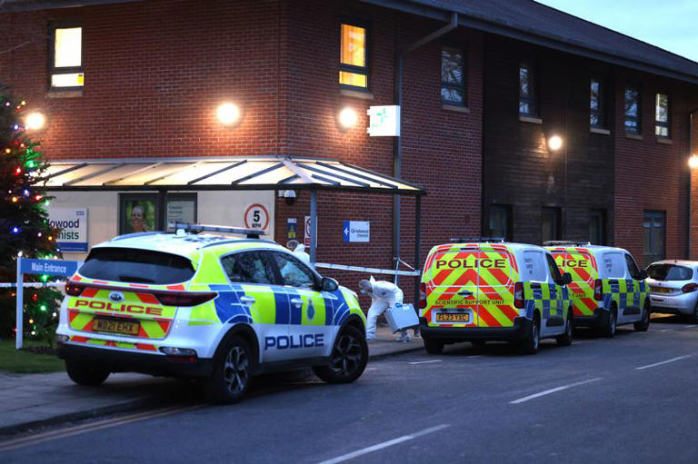 Police update after six people injured in attack outside hospital