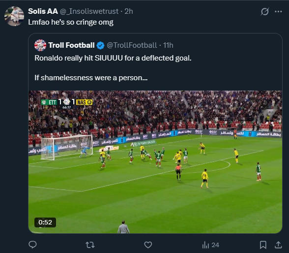 Cristiano Ronaldo hits 'cringe' SIU, fans calls out shameless celebration